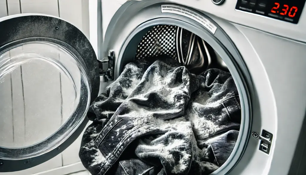 洗濯で白い粉がつくのは液体洗剤？原因とスッキリ対策 - キラリおそうじ日和